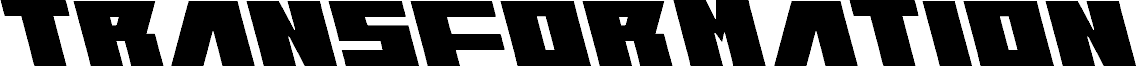 TRANSFORMATION font