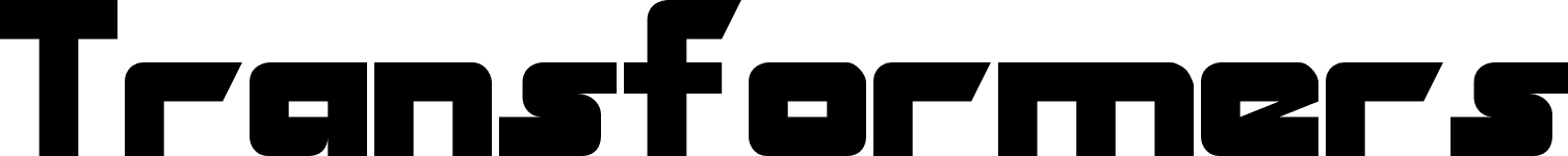 Transformers Solid Normal font