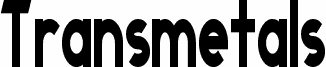 Transmetals font