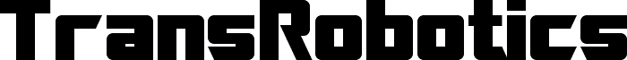 TransRobotics Extended Bold font | Fonts2u.com