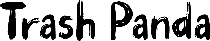 Trash Panda Regular font | Fonts2u.com