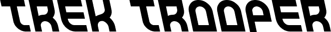 Trek Trooper Bold font | Fonts2u.com