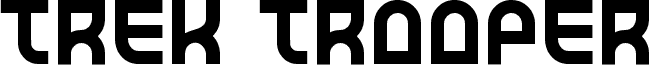 Trek Trooper Bold font | Fonts2u.com