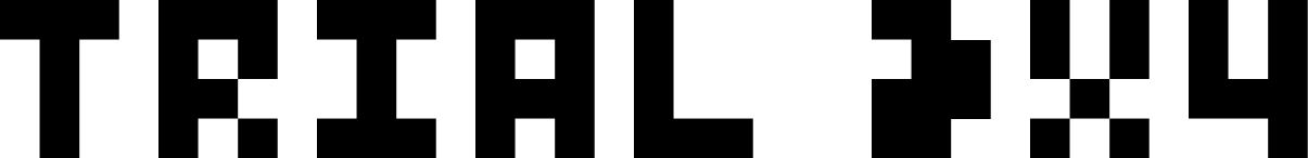 Trial 3x4 Regular font | Fonts2u.com