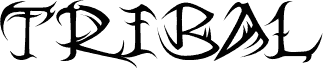 Tribal font