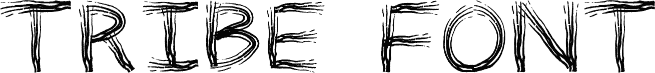 TRIBE FONT Regular font | Fonts2u.com