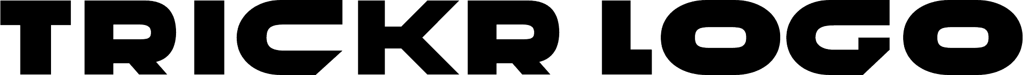 Trickr Logo font