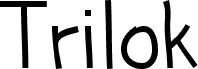 Trilok Bold font