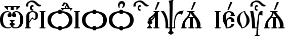 Triodion Caps ieUcs SpacedOut font | Fonts2u.com