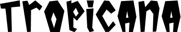 Tropicana font | Fonts2u.com