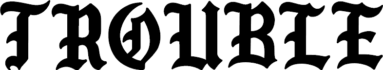 TROUBLE Personal Use font | Fonts2u.com