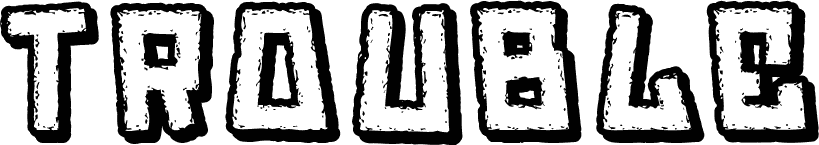 trouble font | Fonts2u.com
