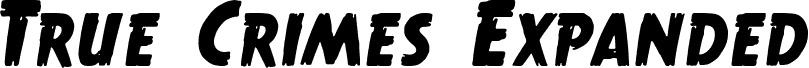 True Crimes Unified font | Fonts2u.com
