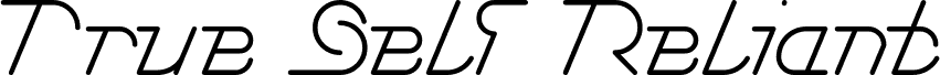 TRUE SELF RELIANT Bold font | Fonts2u.com