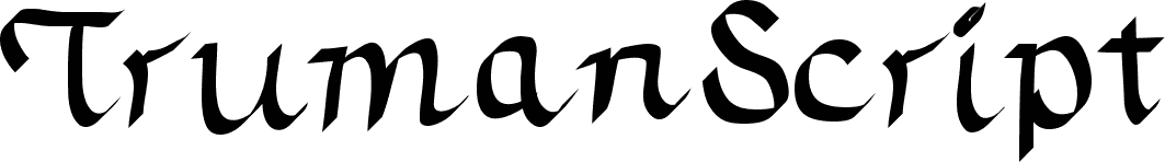 TrumanScript font | Fonts2u.com