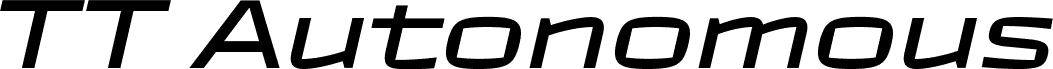 TT Autonomous Trial Variable font