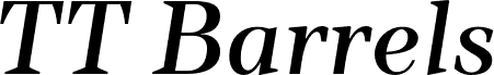 TT Barrels Trl Bold font
