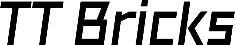 TT Bricks Trial Bold Italic font