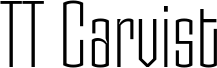 TT Carvist Trial DemiBold font | Fonts2u.com