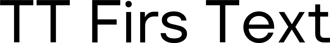 TT Firs Text Trial Normal font | Fonts2u.com
