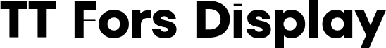 TT Fors Display Trl DemiBold font