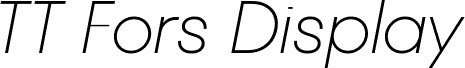 TT Fors Display Trl Bold font | Fonts2u.com