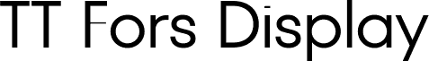 TT Fors Display Trl DemiBold font