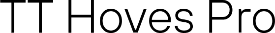 TT Hoves Pro Bold Outline Trial font | Fonts2u.com