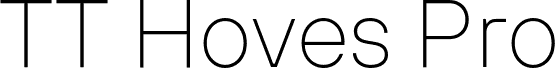 TT Hoves Pro Bold Outline Trial font | Fonts2u.com
