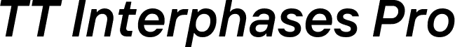 TT Interphases Pro Trl Md font | Fonts2u.com