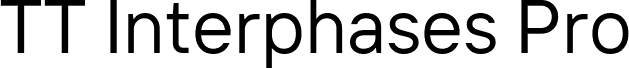 TT Interphases Pro Trl Md font | Fonts2u.com