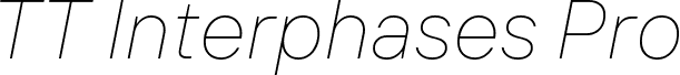 TT Interphases Pro Trl Th font | Fonts2u.com