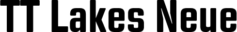 TT Lakes Neue Trl Cmd XBd font | Fonts2u.com