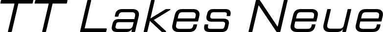 TT Lakes Neue Trl Ext XBd font