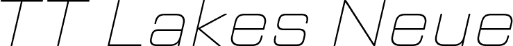 TT Lakes Neue Trl Cmd XLt font