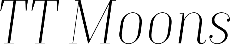 TT Moons Trial Thin Italic font | Fonts2u.com