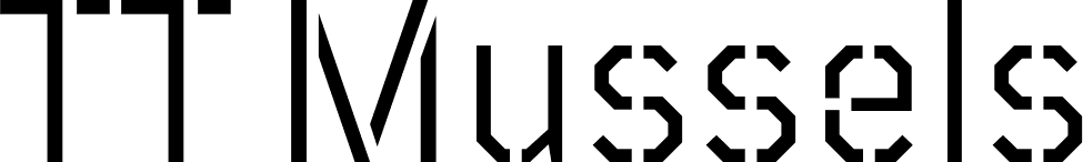 TT Mussels Stencil Trl Rg font | Fonts2u.com