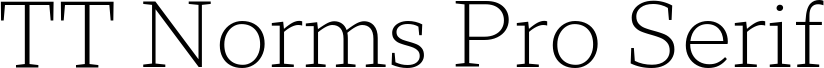 TT Norms Pro Serif Trl XLt It font | Fonts2u.com
