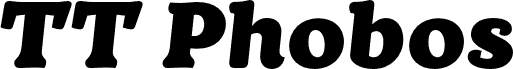 TT Phobos Trial Bold font