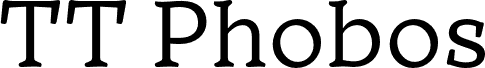 TT Phobos Trial Inline font