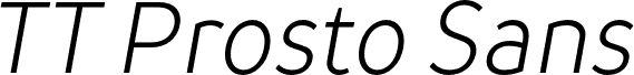 TT Prosto Sans Trl Cnd Light font | Fonts2u.com