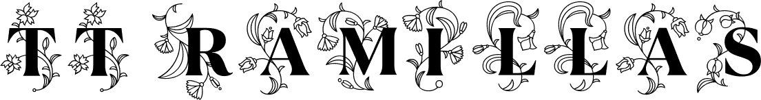 TT Ramillas Initials Trl XBd font