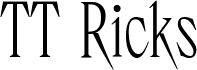 TT Ricks Trial Bold font