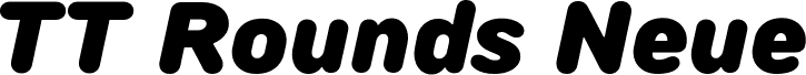 TT Rounds Neue Trial Bold font