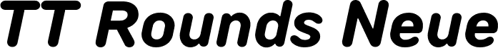TT Rounds Neue Trial Bold font