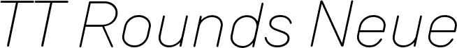 TT Rounds Neue Trial Bold font