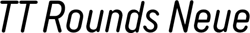 TT Rounds Neue Trial Bold font