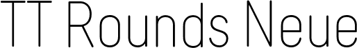 TT Rounds Neue Trl Cmd Db font | Fonts2u.com