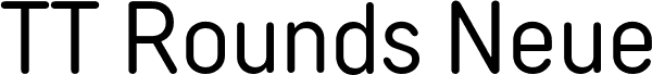 TT Rounds Neue Trl Cmd Th font