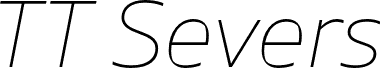 TT Severs Trial Bold font